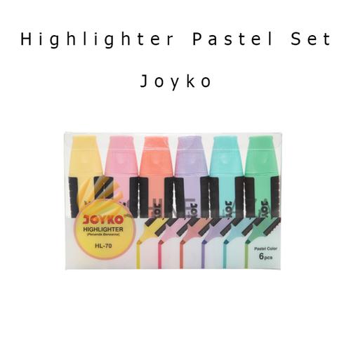 Jual Highlighter Joyko Set Pastel Color HL-70 - Penanda Berwarna Joyko ...