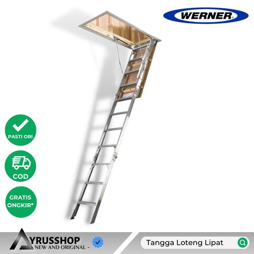 Jual Tangga Loteng Atap Plafon Lipat Foldable 2.3-3m Werner brand of ...