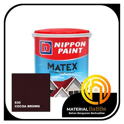 Jual Nippon Matex Genteng 830 Cocoa Brown 2,5 Liter | Cat Pelapis Atap ...