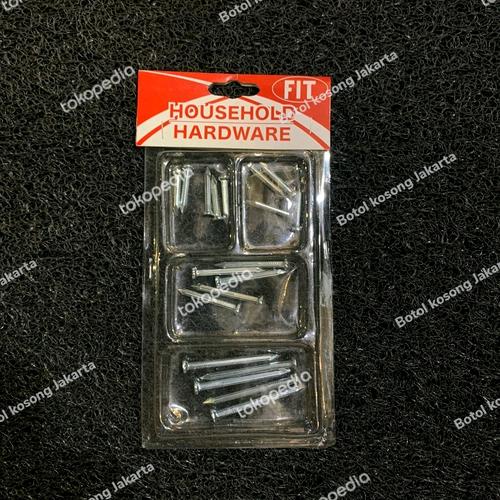 Jual Paku Beton Set Paku Tembok Set Paku Cor Set 2.5cm 3cm 4cm 5cm ...