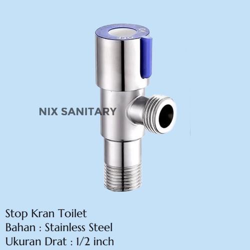 Jual Stop Kran Toilet Shower Stop Kran Tee Stainless Stop Kran Kloset ...