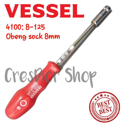 Jual obeng sok sock socket segienam 6PT 5.5 6 7 8mm VESSEL JAPAN 4100 8 ...