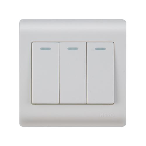 Jual Saklar Lampu Triple Nero Casa F161631 - 3 Tombol - Jakarta Utara ...