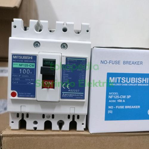 Jual MCCB NFB breaker Mitsubishi NF-125CW NF125CW NF125-CW 100A 125A - 125A - Jakarta Barat ...