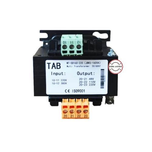 Jual Trafo Step Down 160VA Input 380V/220V TAB Multi Transformer Step ...