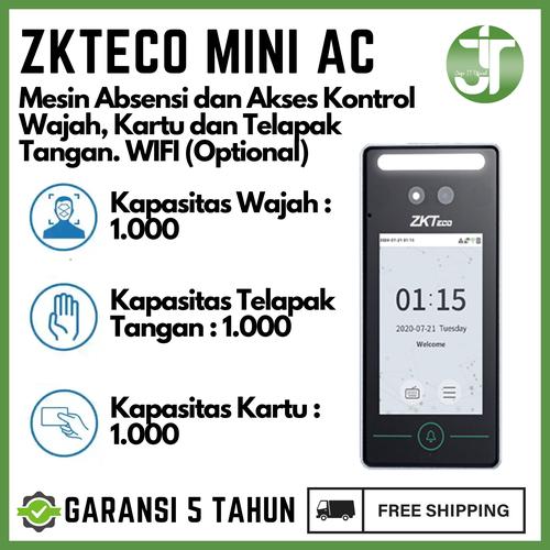 Jual Mesin Absensi dan Akses Kontrol Wajah | Telapak Tangan ZKTECO MINI ...
