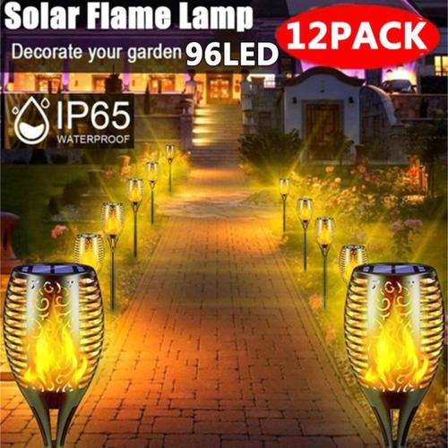 Promo Lampu Taman Tenaga Surya Outdoor Lampu Hias Obor Led Tancap Taman ...