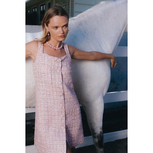 Promo Mason Studio - Coco Mini Tweed Dress in Pink Rose - Vol. 3 ...