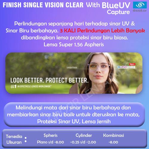 Jual Lensa Essilor FSV Super Blue UV capture Crizal easy uv - CRIZAL ...