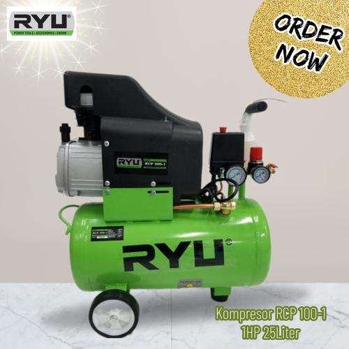 Jual RYU RCP100-1 RCP 100-1 Portable Kompresor 1 HP 1HP 24 Liter ...