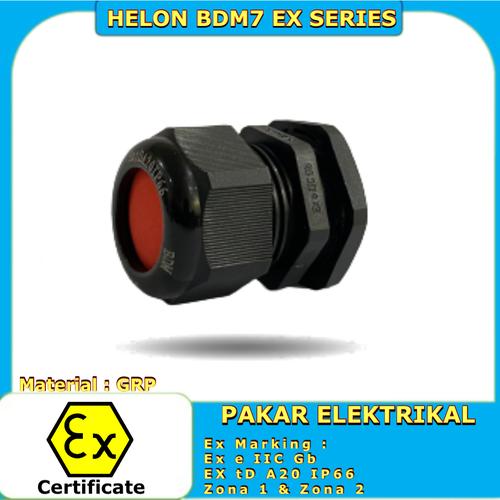 Jual Cable gland GRP Metric M20 Explosion Proof Plastic HELON BDM-7 ...