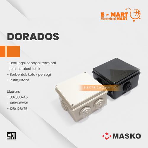 Promo Masko Duradus 128x128x75mm PVC /Junction BOX Hitam Putih - Hitam ...