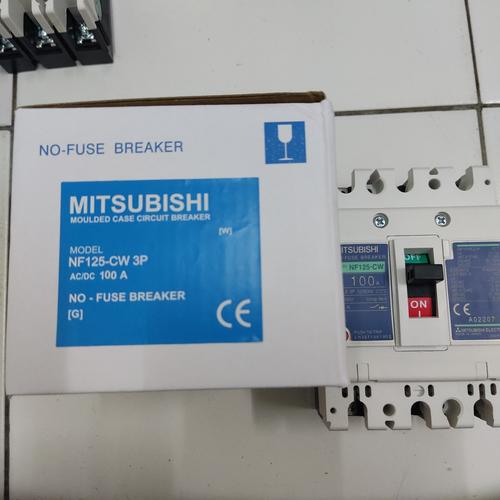 Jual NFB MCCB breaker mitsubishi NF-125CW nf125-CW 100a 100 a - Jakarta ...