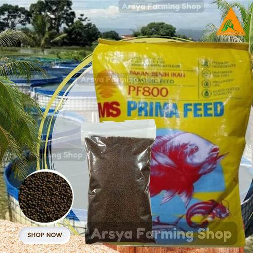 Jual Prima Feed PF800 500gr / Pakan Pelet Benih Ikan Floatin PF 800 ...