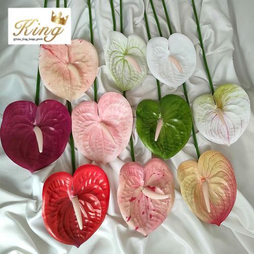 Jual Artificial Anthurium Bunga Kuping Gajah Premium Dekorasi Wedding ...