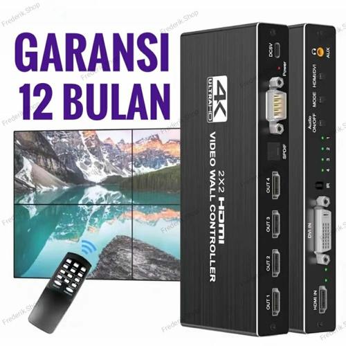 Jual Video Wall Controller 2x2 (1x2 / 1x3 / 1x4 / 3x1 / 4x1 ) Full HD ...