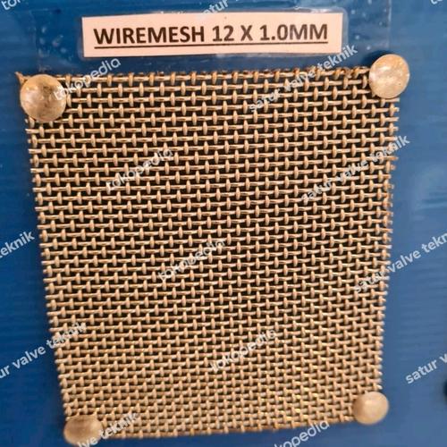 Jual kawat mesh wiremesh 12mm x 1,0mm x 5 meter stainless SS304 lurus ...