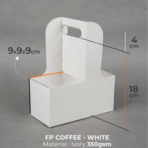 Jual dus tenteng cup takeaway isi 4 box jinjing packaging kopi ukuran ...