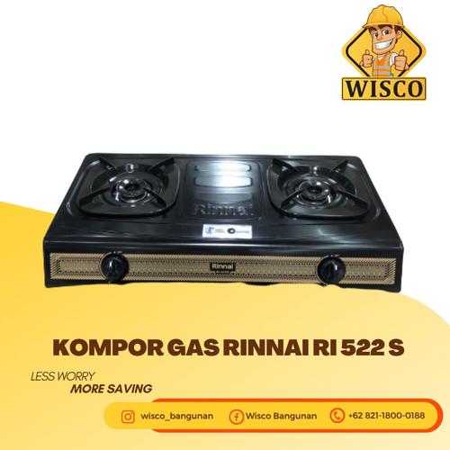 Jual Kompor Gas Rinnai RI 522 S - Khusus Batam - Kota Batam - Wisco Bangunan Indonesia | Tokopedia