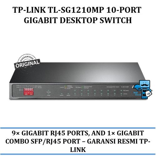 Jual TP-LINK TL-SG1210MP 10-PORT GIGABIT DESKTOP SWITCH - GARANSI RESMI ...