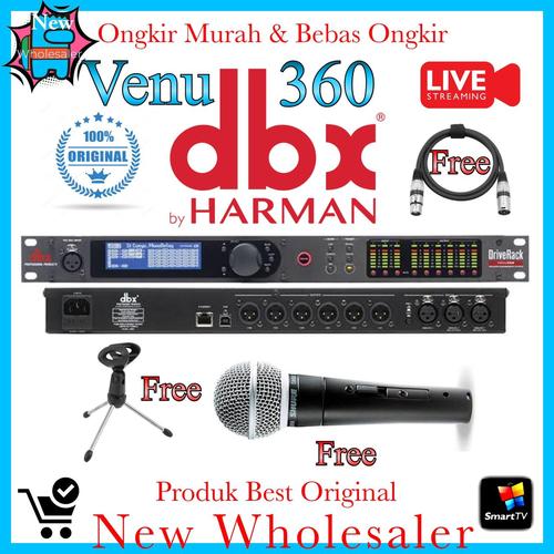 Jual Driver rack management DBX VENU 360 By harman Eq crossover Efek ...