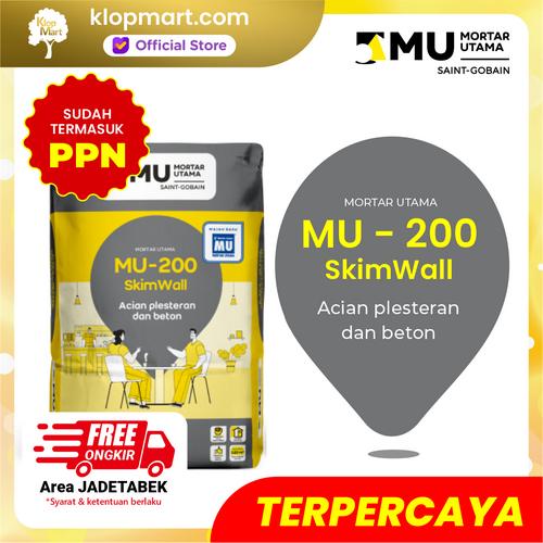 Promo Mortar Utama MU-200 SkimWall Acian Plaster & Beton 40kg - Jakarta ...