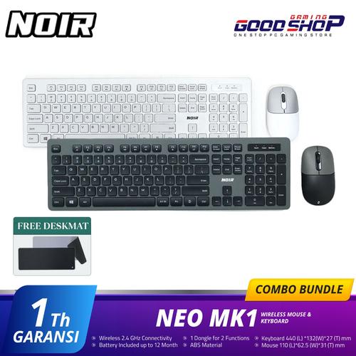 Jual Neo MK1 Wireless Combo Keyboard & Mouse - Putih - Jakarta Pusat ...