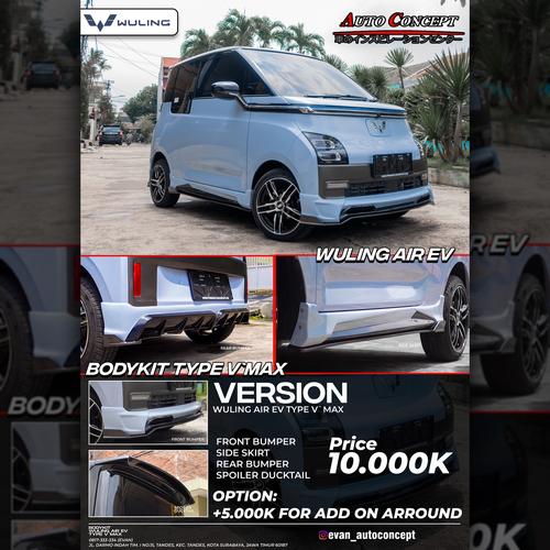 Jual Bodykit Add On V'Max Wuling Air Ev Mentahan - Kota Surabaya ...