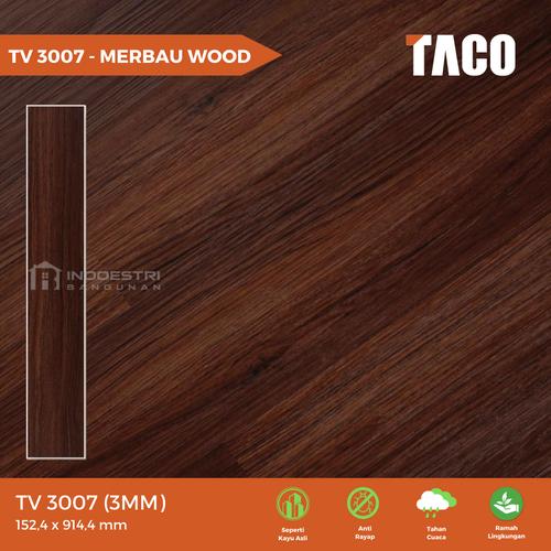 Jual TACO Lantai Vinyl 3mm TV 3007 Merbau Wood / Lantai Motif Kayu Taco ...