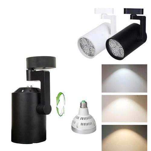 Jual KAP LAMPU SOROT PAR30 K03 PLAFON REL HITAM PUTIH FITTING E27 ...