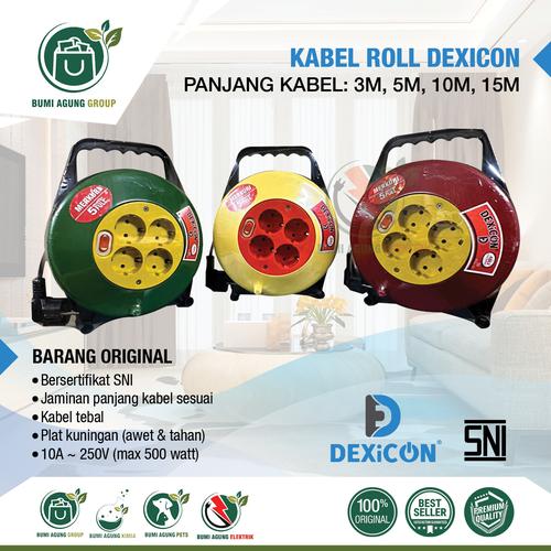 Jual Kabel Roll Dexicon 3 5 10 15 20 Meter FULL SNI 10M 5M 15M Kabel ...
