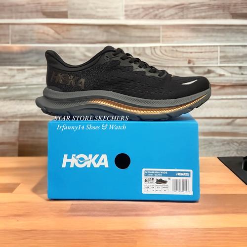 Jual Sepatu Hoka Kawana Original Made Vietnam BNIB - Hitam Gold, 40 ...