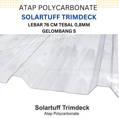 Jual atap bening transparan solartuff trimdeck - 4m - Kota Makassar ...