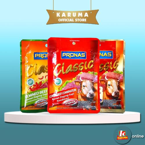 Jual PRONAS CORNED BEEF 50GR SACHET - Clasic Chili - Kota Yogyakarta ...