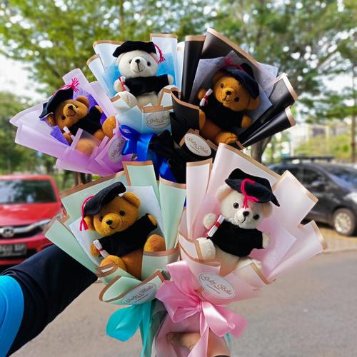 Jual Buket boneka wisuda Bunga Wisuda bunga graduation buket kelulusan ...