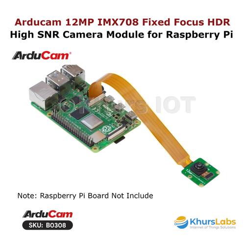 Jual Arducam 12mp Imx708 Fixed Focus Hdr High Snr Camera Module 3