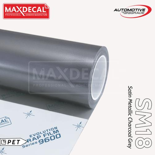 Jual MAXDECAL 9600 SM18 CHARCOAL GREY Satin Metal Evolution Wrap Premium - Jakarta Pusat - DUNIA ...