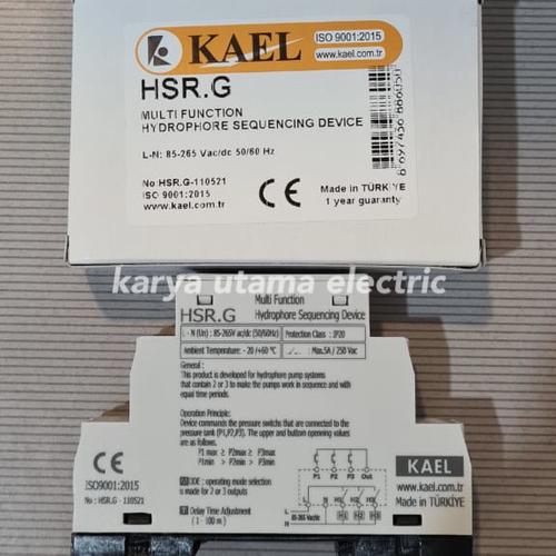 Jual hydrophone sequencing relay KAEL HSR G untuk 2 pompa dan 3 pompa ...