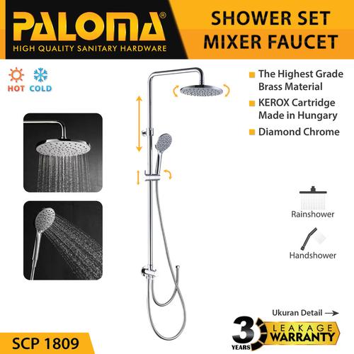Jual PALOMA SCP 1809 Shower Tiang Set Column Mandi Tanpa Keran Kran Air ...