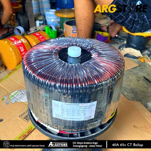 Jual Trafo toroid donat 40A 65V CT (murni) - Spesifikasi Balap - Kab ...