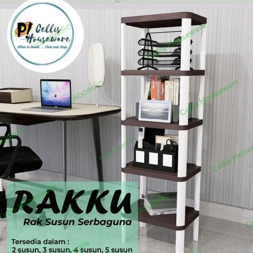 Jual Rakku Rak Susun Serbaguna - kokoh High Quality - Putih, 2 susun ...
