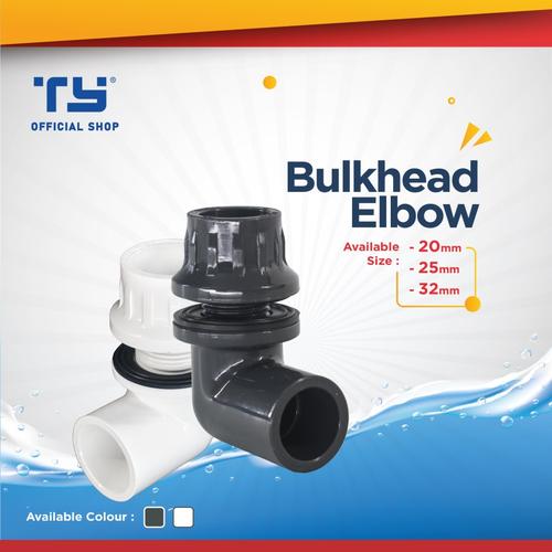 Jual TY Bulkhead Elbow / Fitting Vault ring Pipa Pipe U – PVC by 3 ...