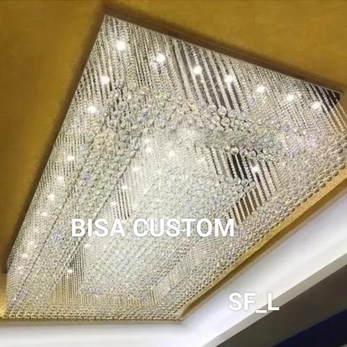 Jual lampu hias plafon ruang tamu ruang keluarga/lampu void D200x120CM ...