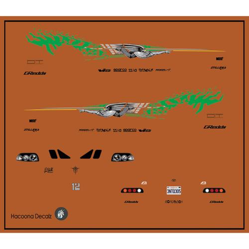 Jual Brian Orange Supra Fast and Furious Water Slide Decal - Kab ...