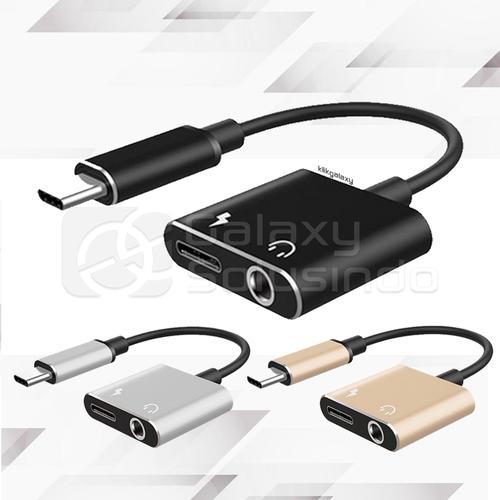 Jual Converter Type-C To Audio Jack 3.5mm + Type-C Connector - Kota ...