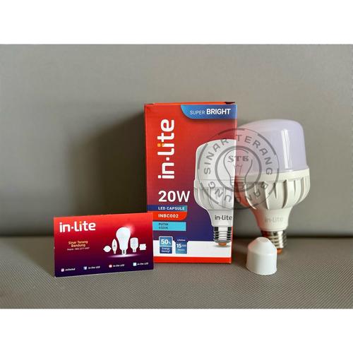 Jual LAMPU LED BULB CAPSULE INLITE VALUE 20W 20 WATT - INBC002 - Kota Bandung - Sinar Terang ...