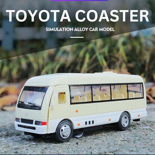 Promo Skala 1:32 Toyota Coaster Miniatur Diecast Mobil Jemput Penumpang ...