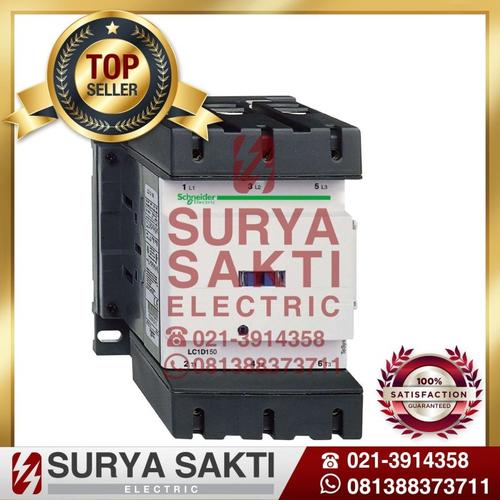 Jual SCHNEIDER CONTACTOR 3P 170A lc1d170 90KW 220VAC LC1D170M7 - Jakarta Pusat - Surya Sakti ...