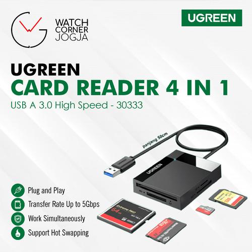 Jual UGREEN Card Reader USB TYPE C / USB A 3.0 To USB 3.0 CF/MS/SD/TF ...