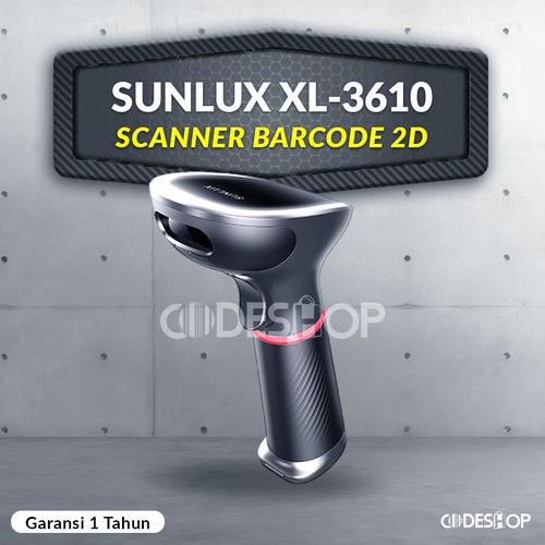 Jual Scanner Barcode SUNLUX XL-3610 / XL3610 2D Scan Hanheld QR Code ...